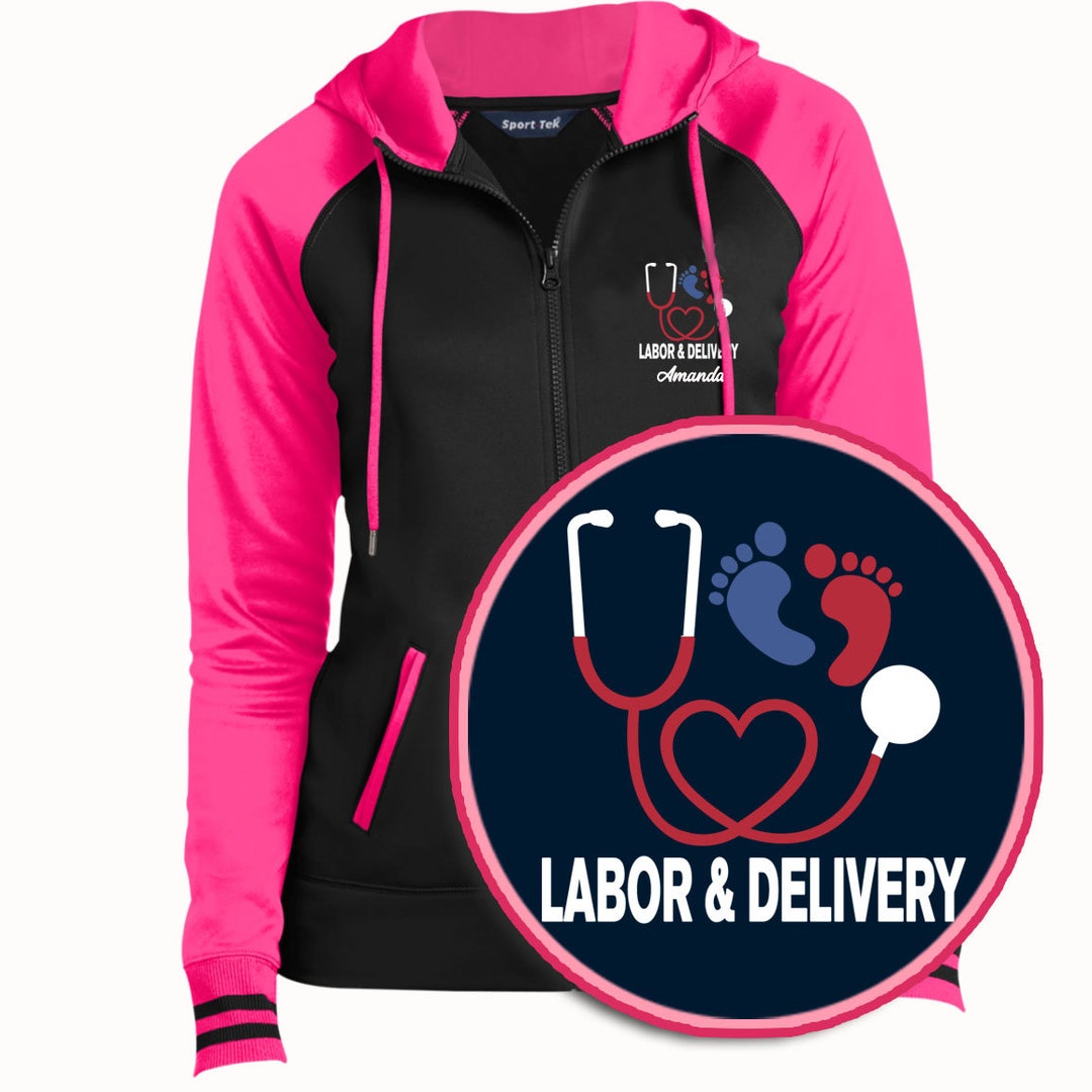 Labor and Delivery Jacket Labor and Delivery Hooded Varsity - Etsy