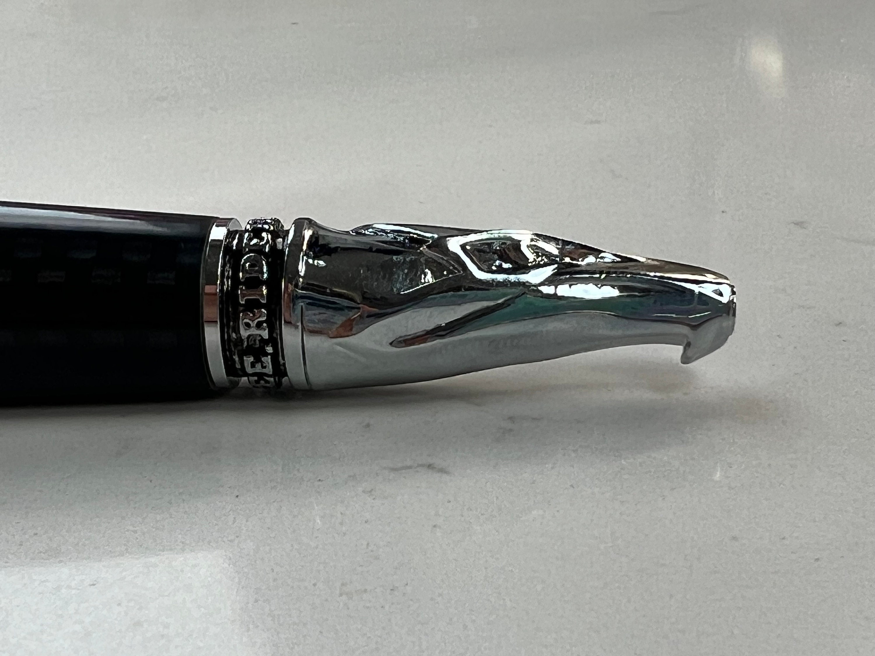 Carbon Fiber Motorcycle Kick Start Chrome Pen Pen for Biker - Etsy
