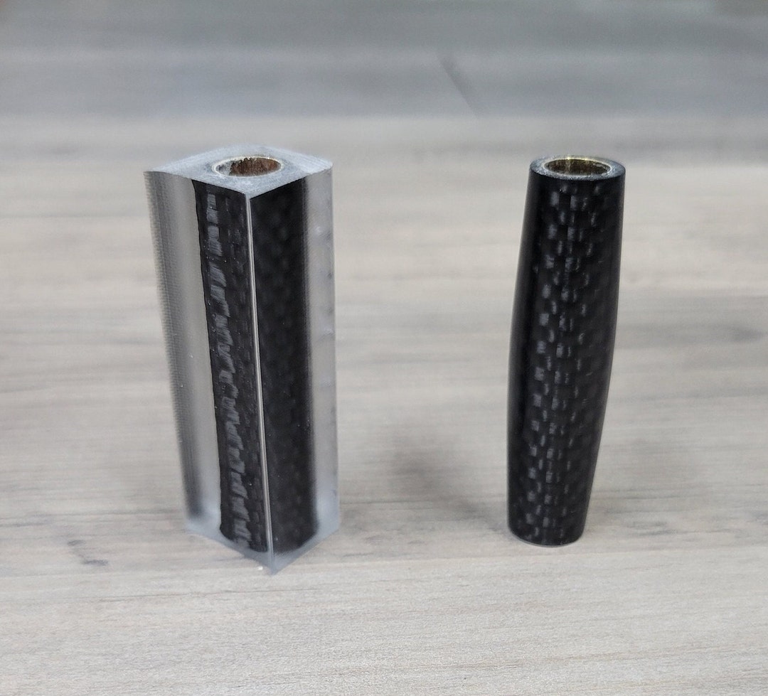 Carbon Fiber Pen Blank, 3/8 Casted Pen Blank for Multiple Pens, Cut to ...
