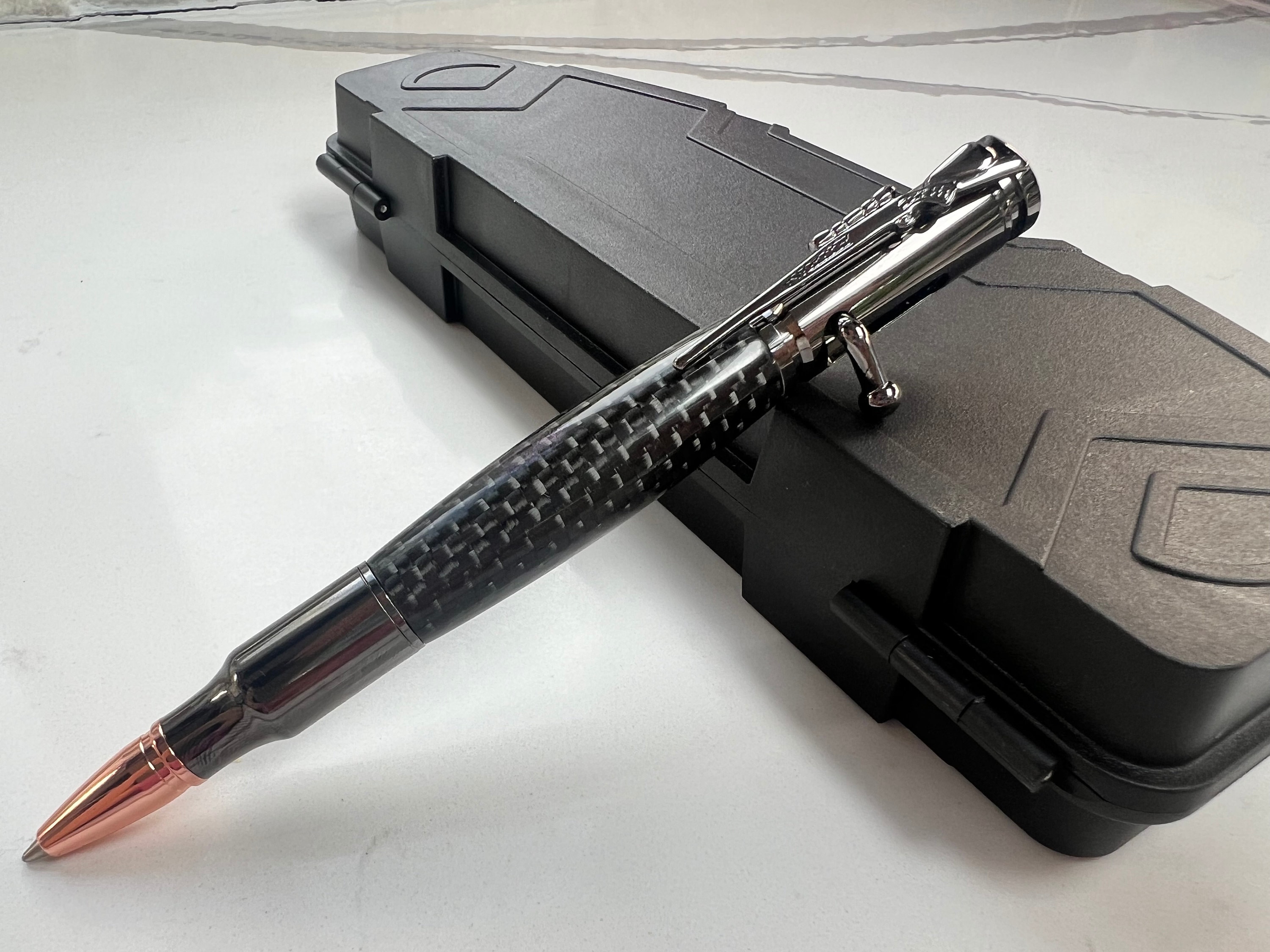 Carbon Fiber Bolt-action Pen, Gift for Hunter Pen, Hunting Gifts for ...