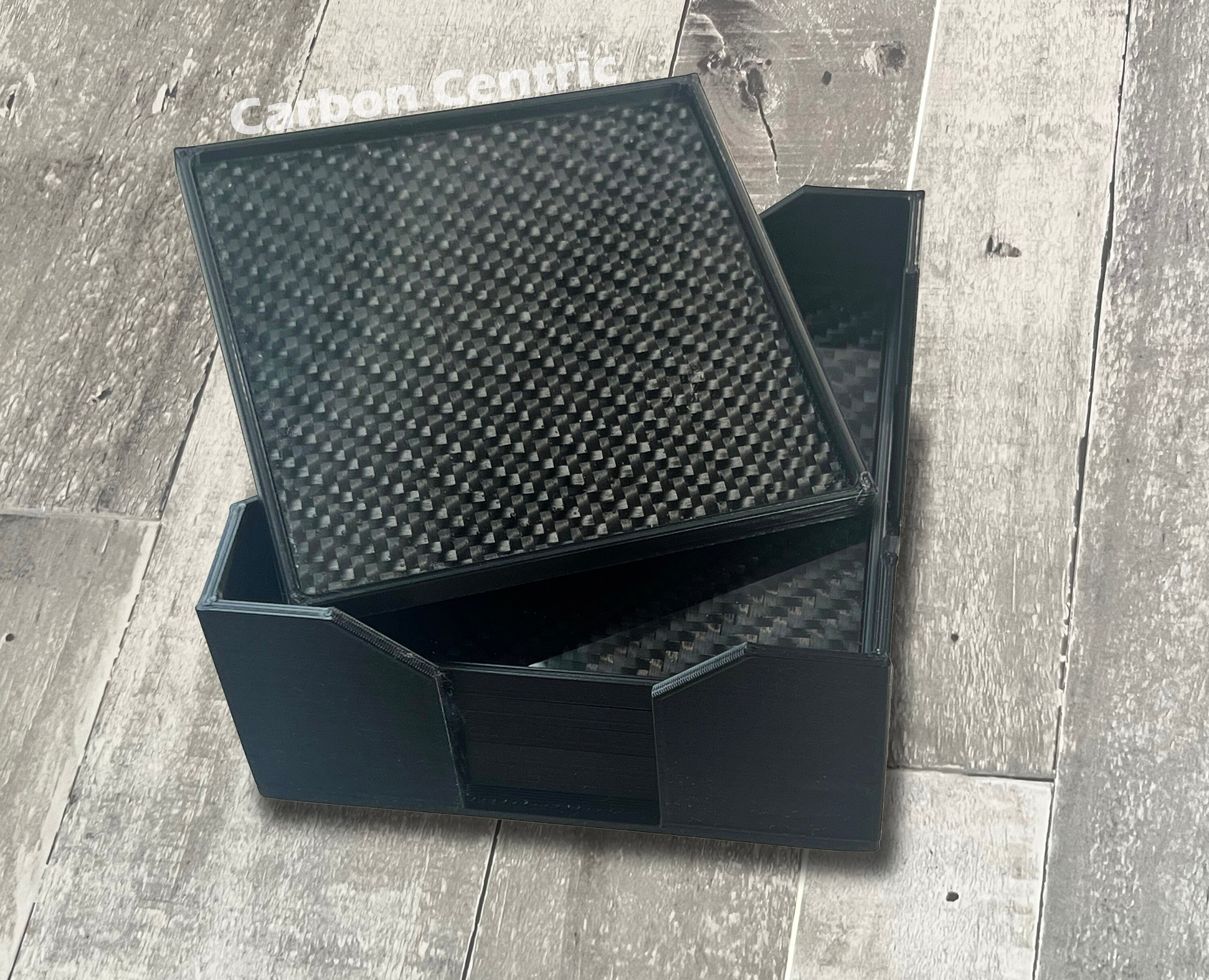 Carbon Fiber 4 Coaster Set, Carbon Fiber Racing Coasters, Unique Man ...