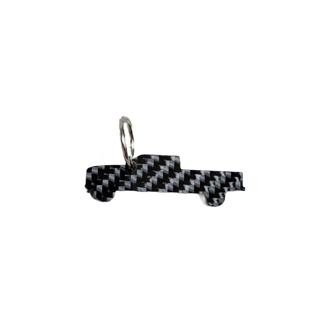 Carbon Fiber F250 Pickup Truck Keychain - Etsy