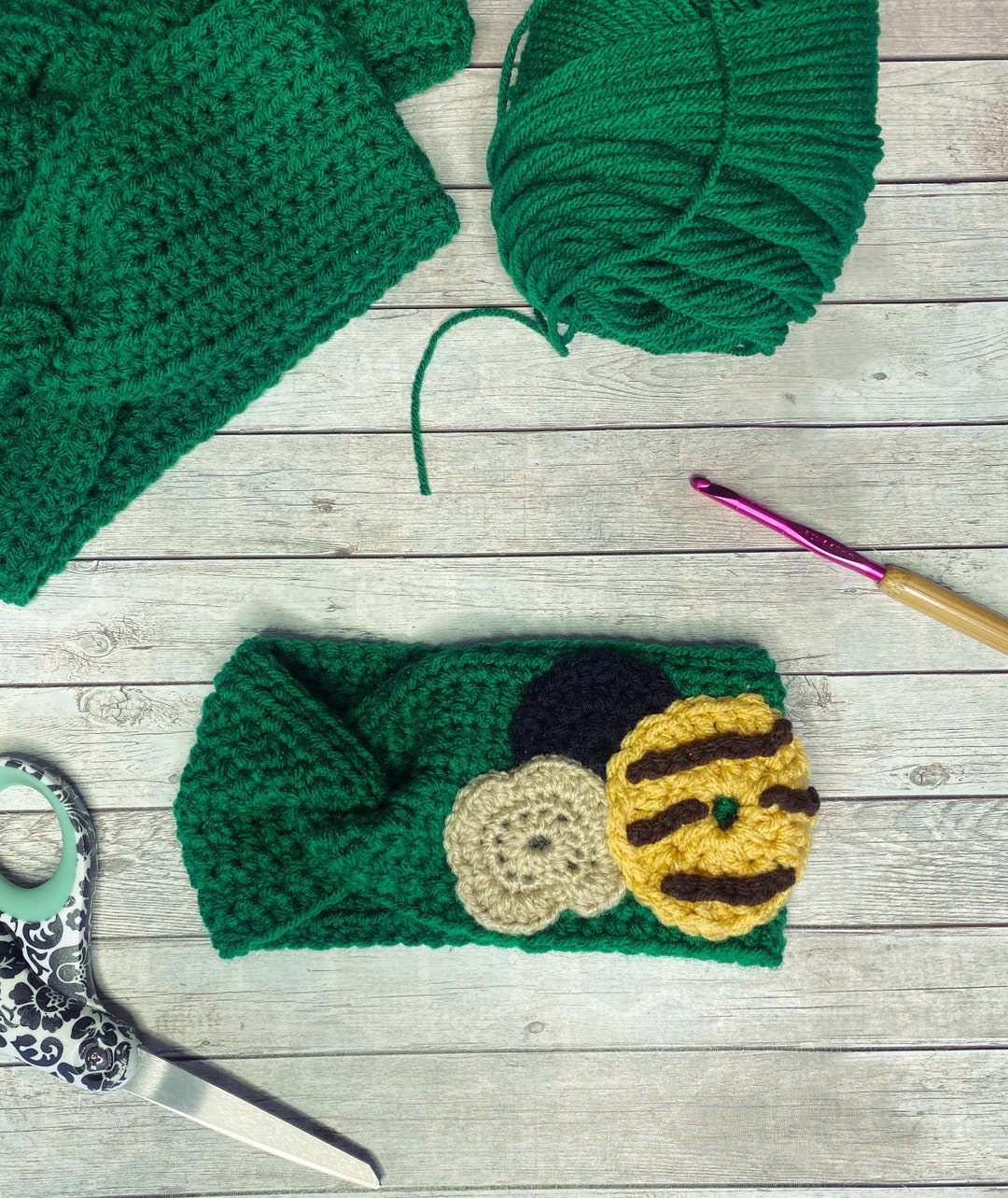 Girl Scout Inspired Cookie Headband/ear Warmer , Girl Scouts ...
