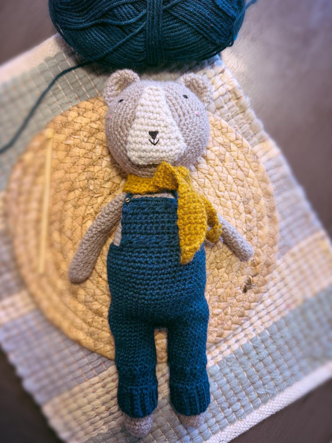 Archie the Bear, Crochet Pattern, Amigurumi Bear Pattern, Crochet Doll ...