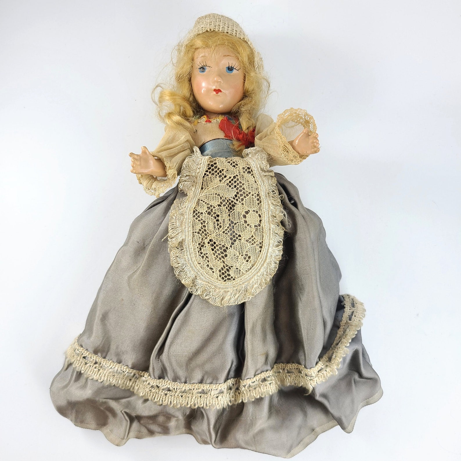 Pair of 1940's Dream World Dolls With Original Box / 1940 Composition ...
