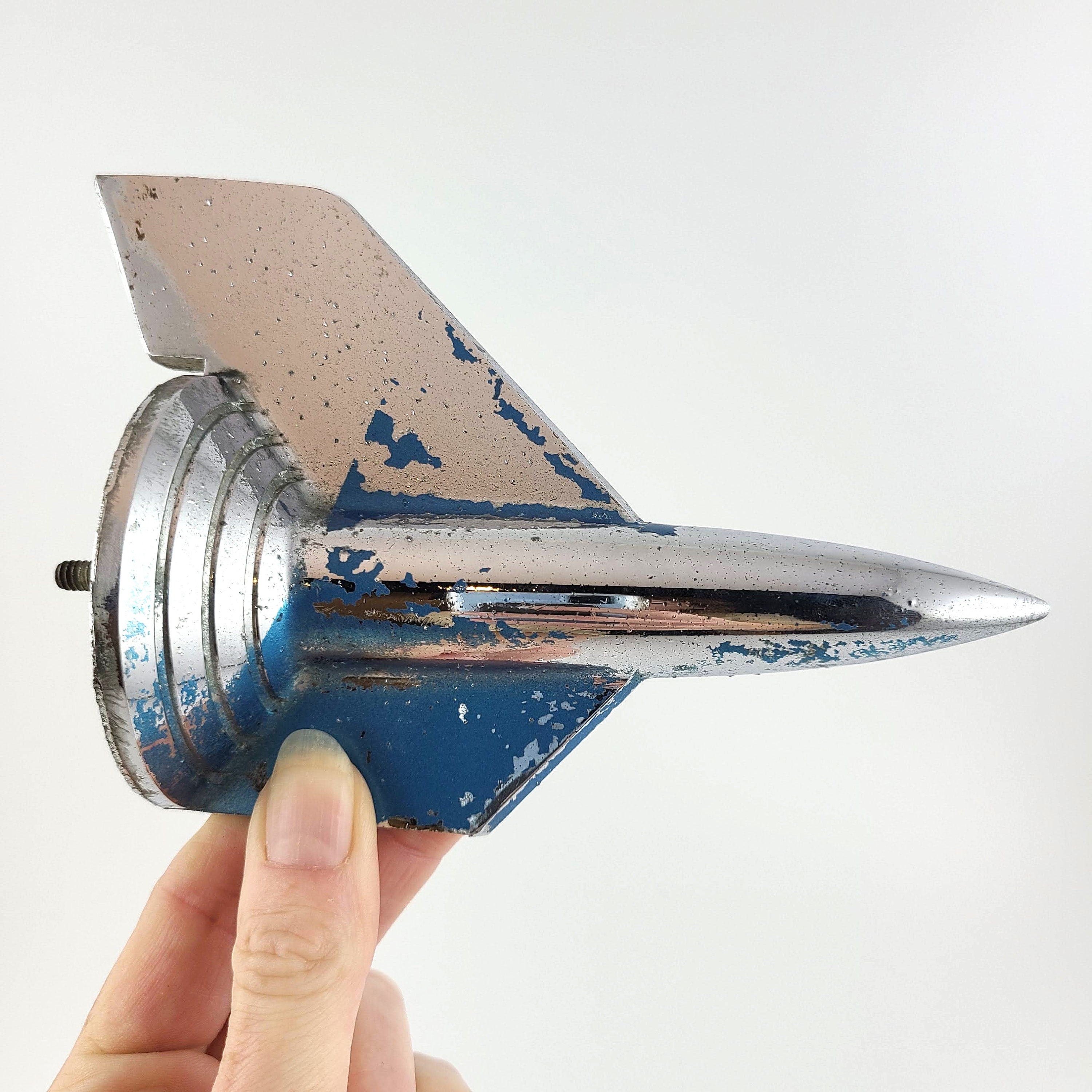 1950's Oldsmobile Rocket Hood Ornament / Rocket 88 Hood Ornament ...