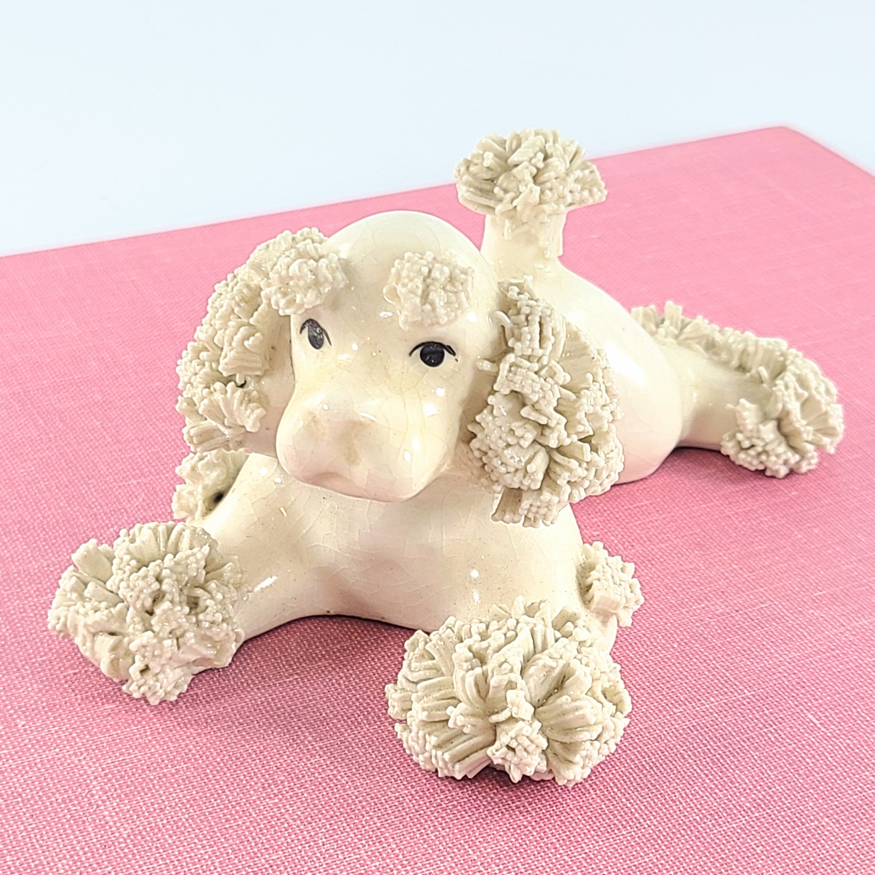 1950's Spaghetti Cocker Spaniel / Vintage Dog Figurine / Ceramic Dog ...