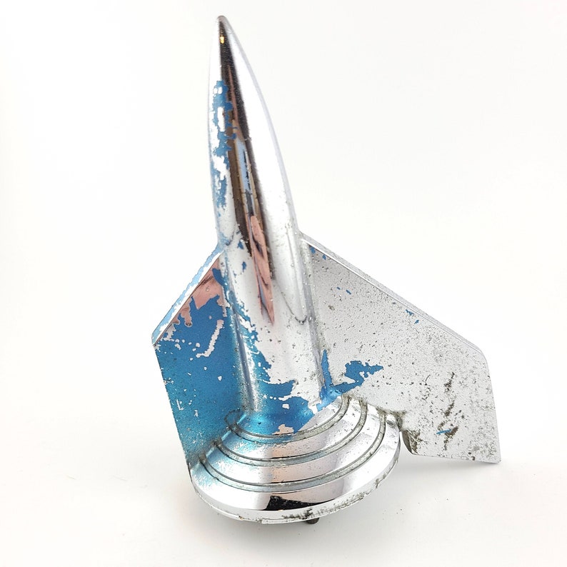 1950's Oldsmobile Rocket Hood Ornament / Rocket 88 Hood Ornament ...