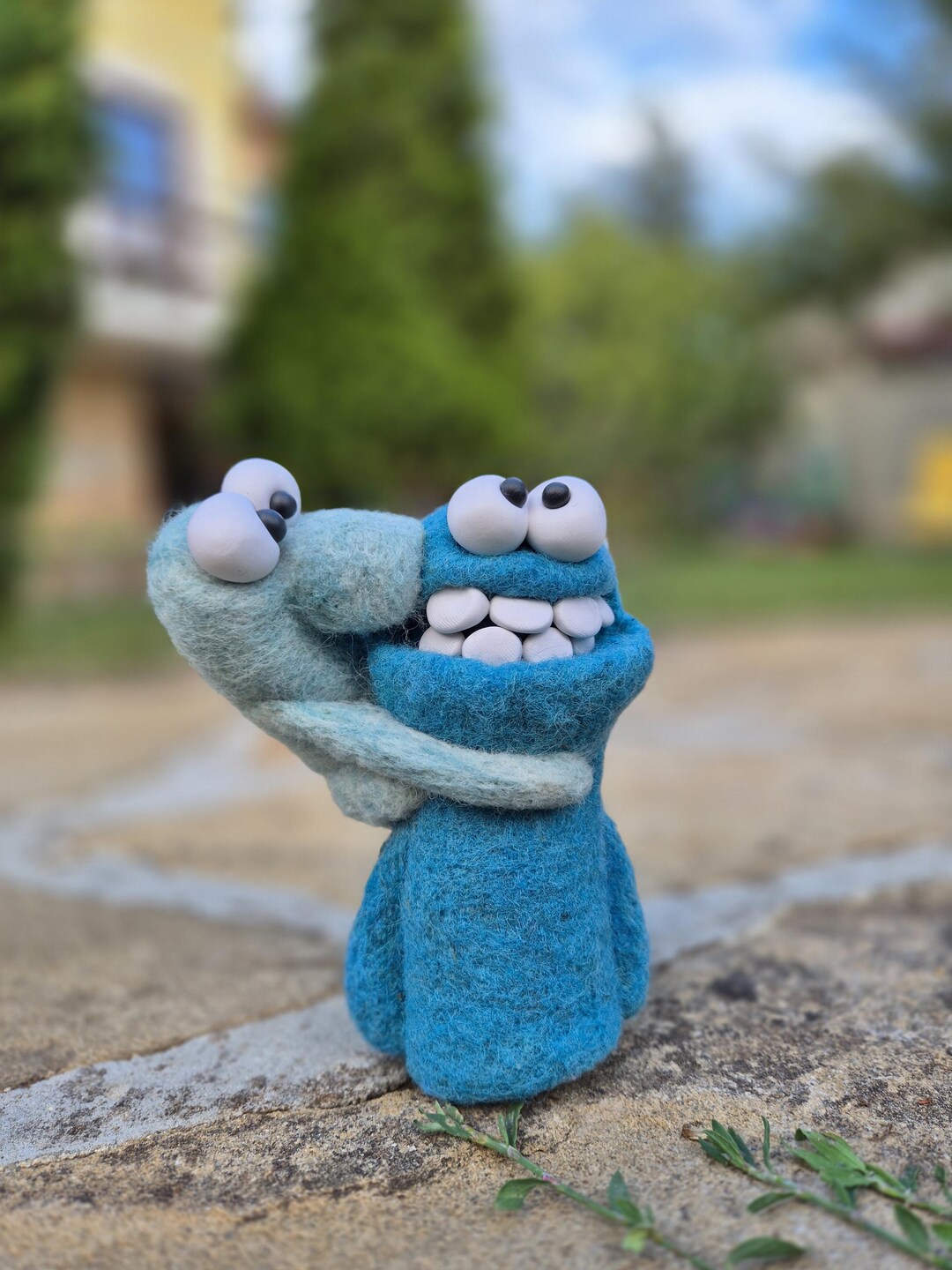 Needle Felted Monsters - Handmade Wool Creature, Quirky Home Decor ...