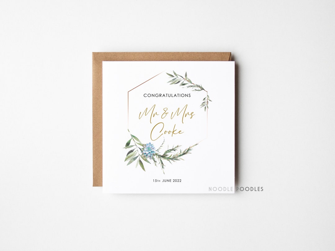 Congratulations on Your Wedding Day Card | Personalised Wedding Card ...