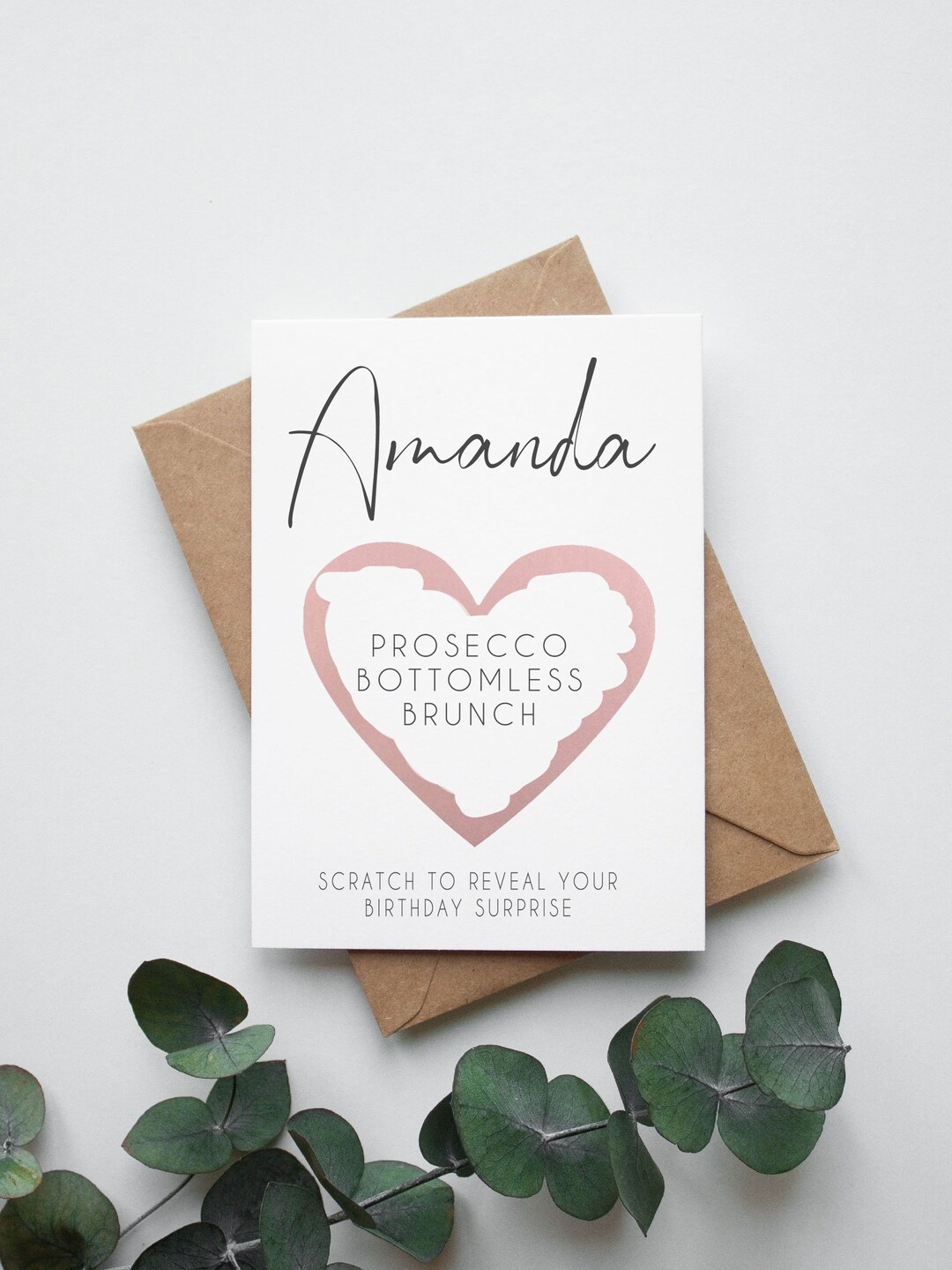 Surprise Scratch to Reveal Card | Birthday Surprise Present | Holiday ...