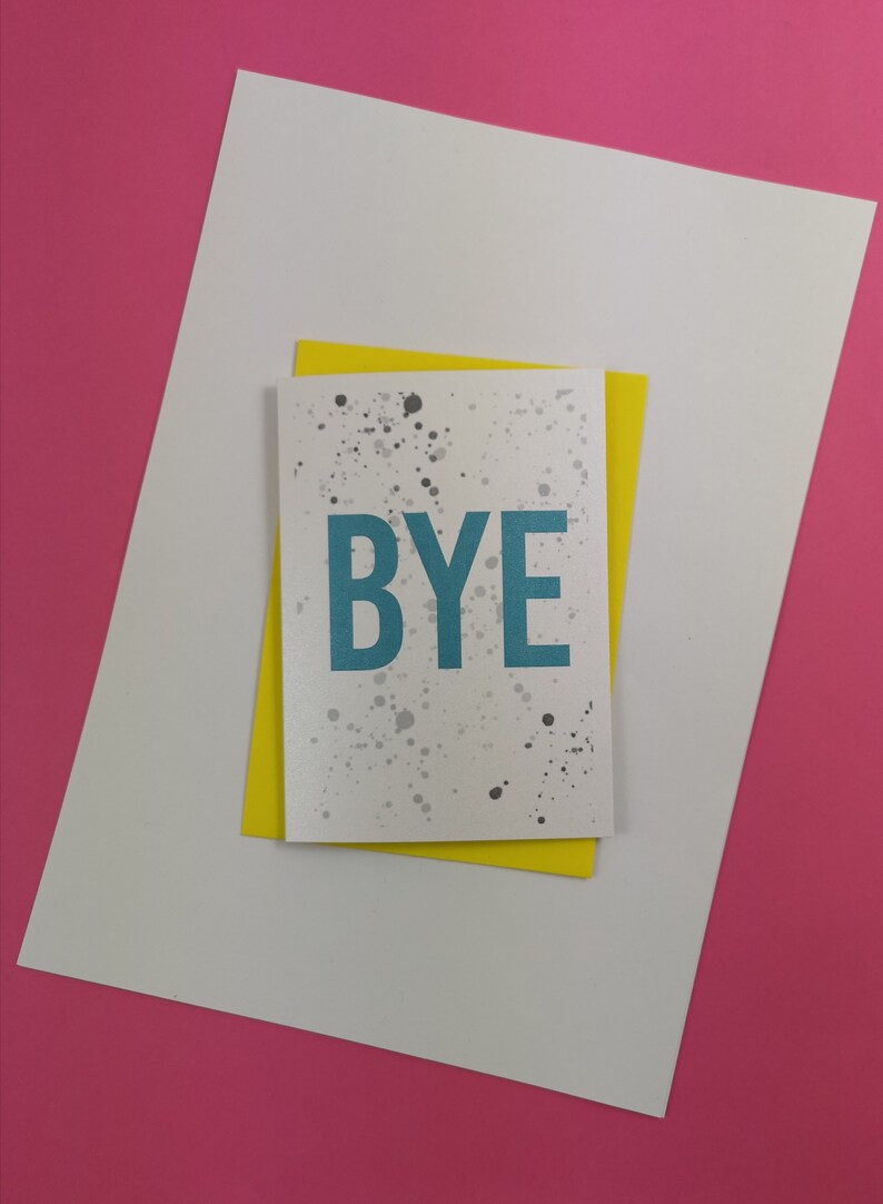 Bye Leaving Card Funny Leaving Card Goodbye Card New Job - Etsy UK