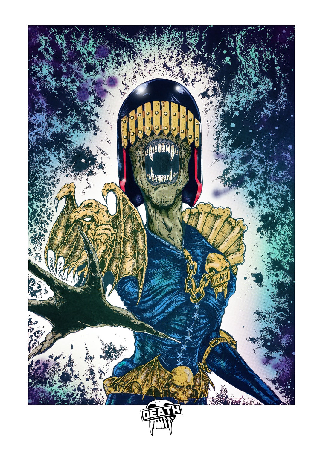 JUDGE DEATH Print 2000ad-judge - Etsy Ireland