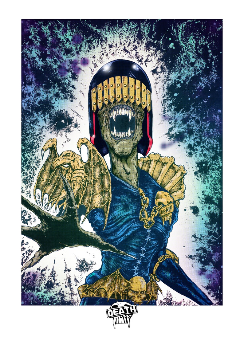 JUDGE DEATH Print 2000ad-judge - Etsy Ireland