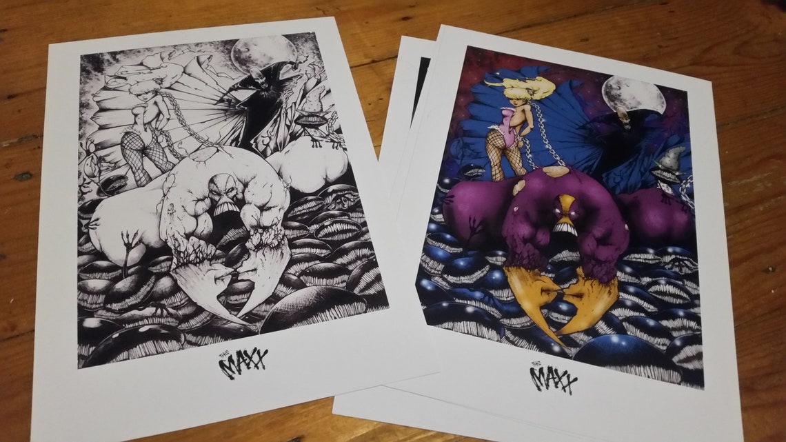 THE MAXX Sam Keith Tribute Image Comics Eoin Meehan Art - Etsy