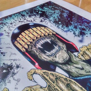 JUDGE DEATH Print -2000ad-judge Dredd-anthrax-death-metal-comic Art ...