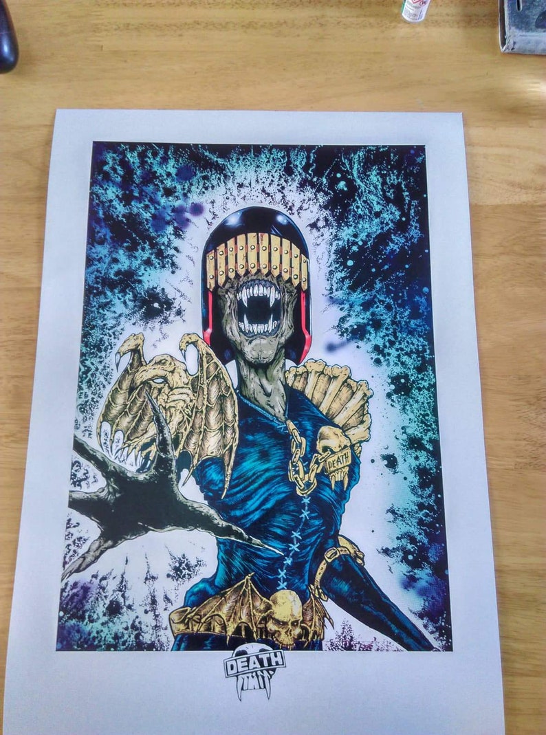 JUDGE DEATH Print 2000ad-judge - Etsy Ireland