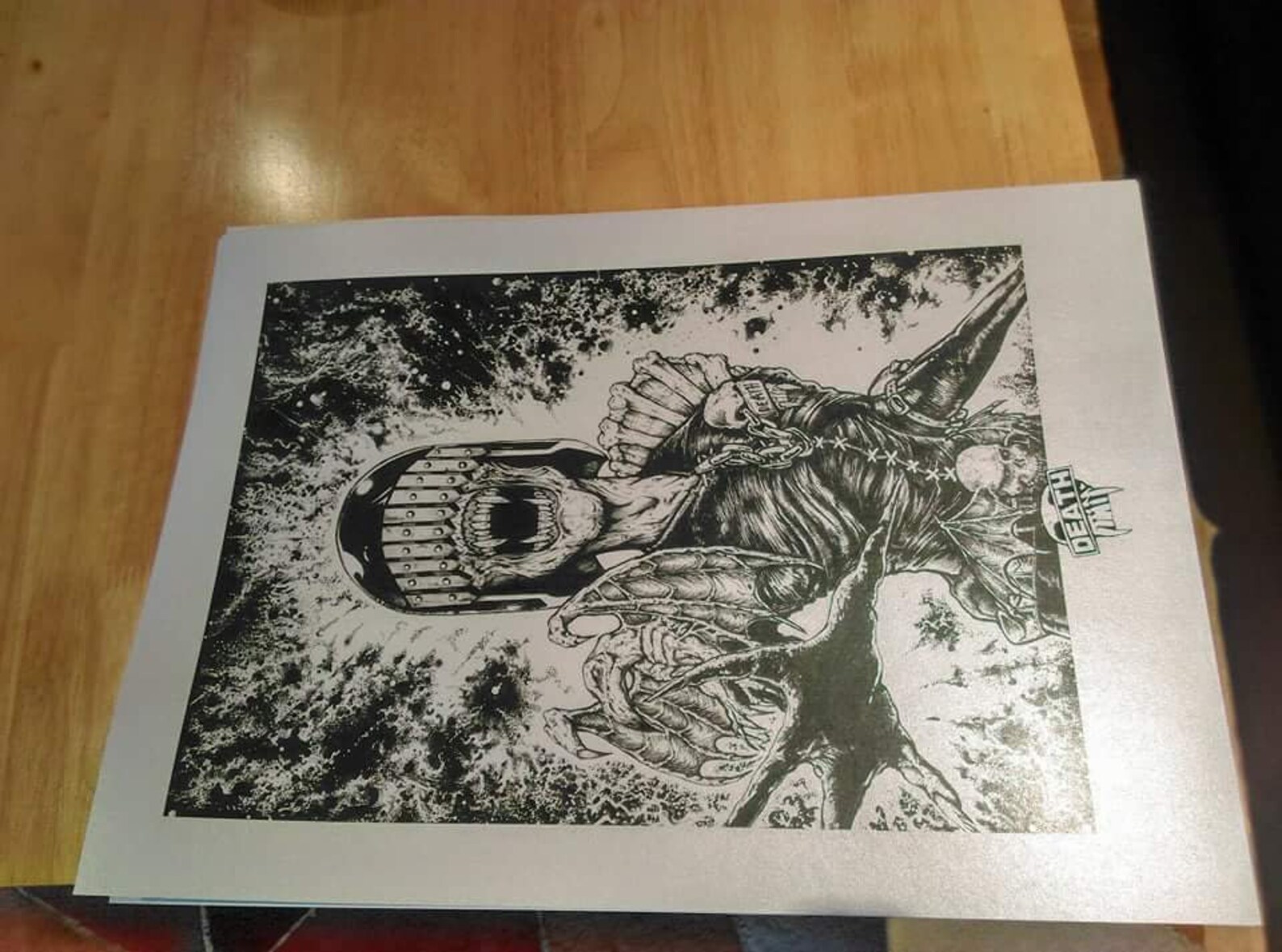 JUDGE DEATH print 2000AD-judge | Etsy