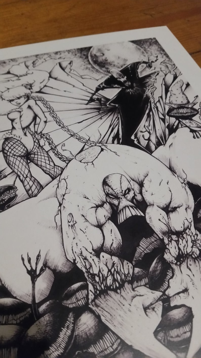 THE MAXX sam Keith Tribute Piece Comic Art Original Art - Etsy Ireland