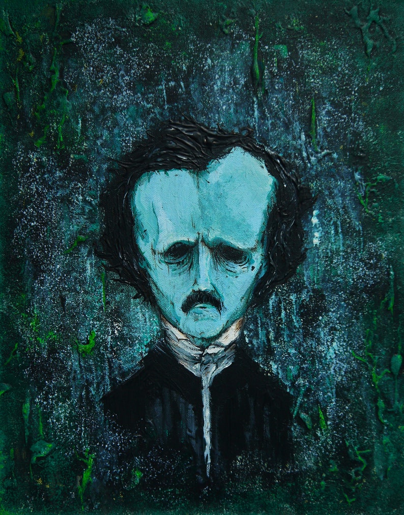 Edgar Allan Poe Macabre Horror Sureal Surrealism Pop - Etsy