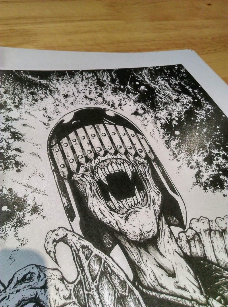 JUDGE DEATH print 2000AD-judge | Etsy