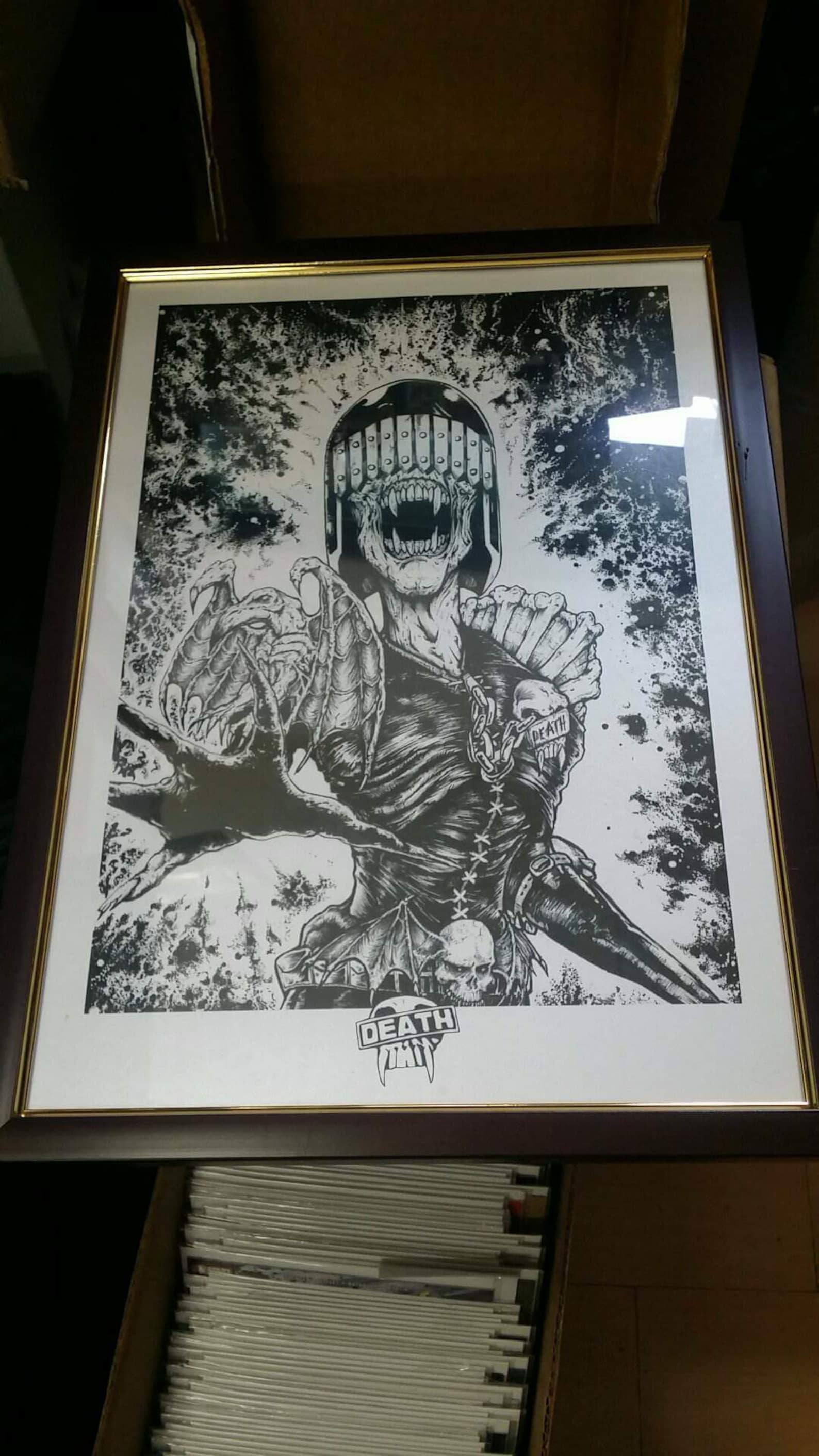 JUDGE DEATH print 2000AD-judge | Etsy