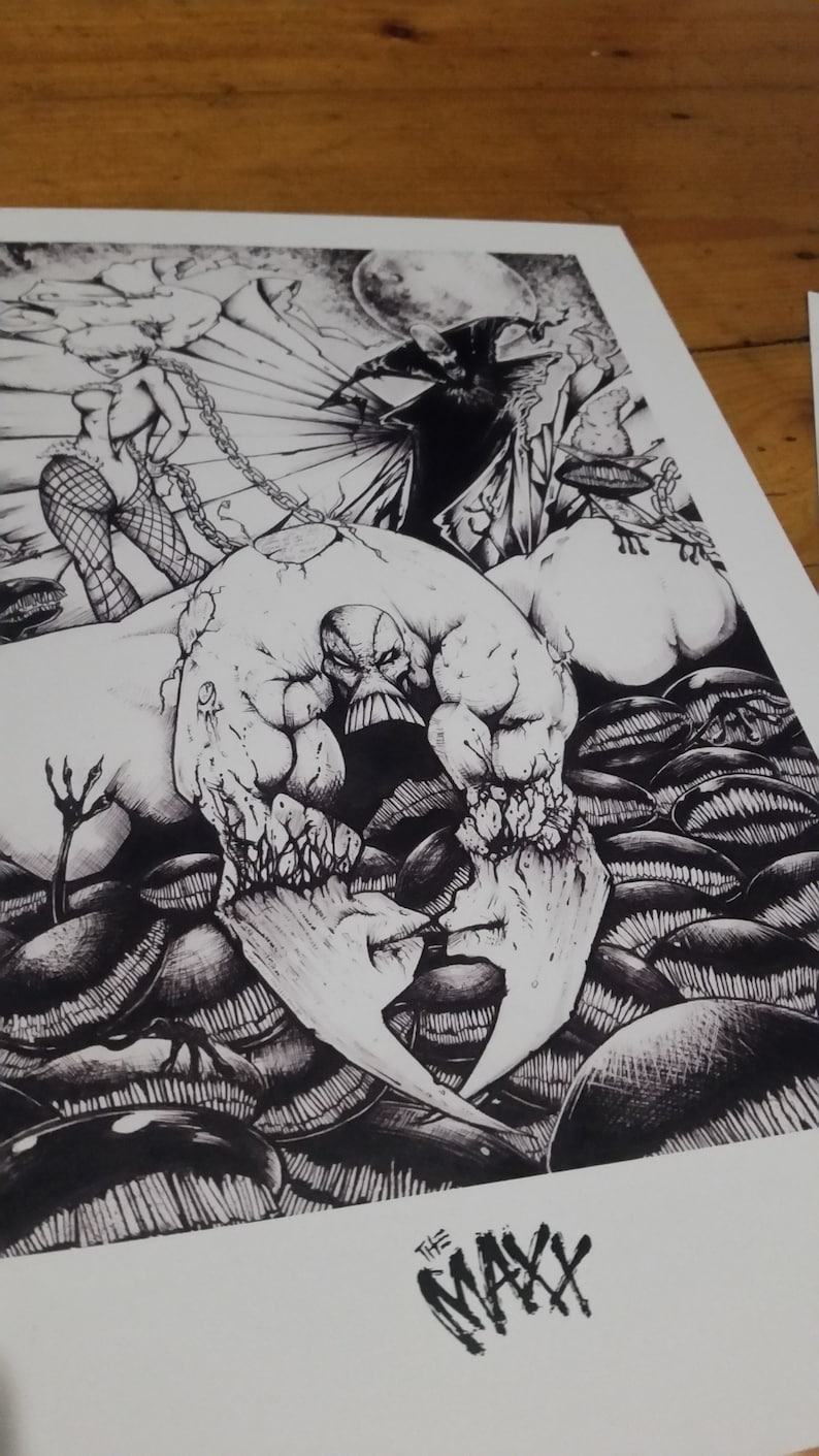 THE MAXX sam Keith Tribute Piece Comic Art Original Art - Etsy Ireland