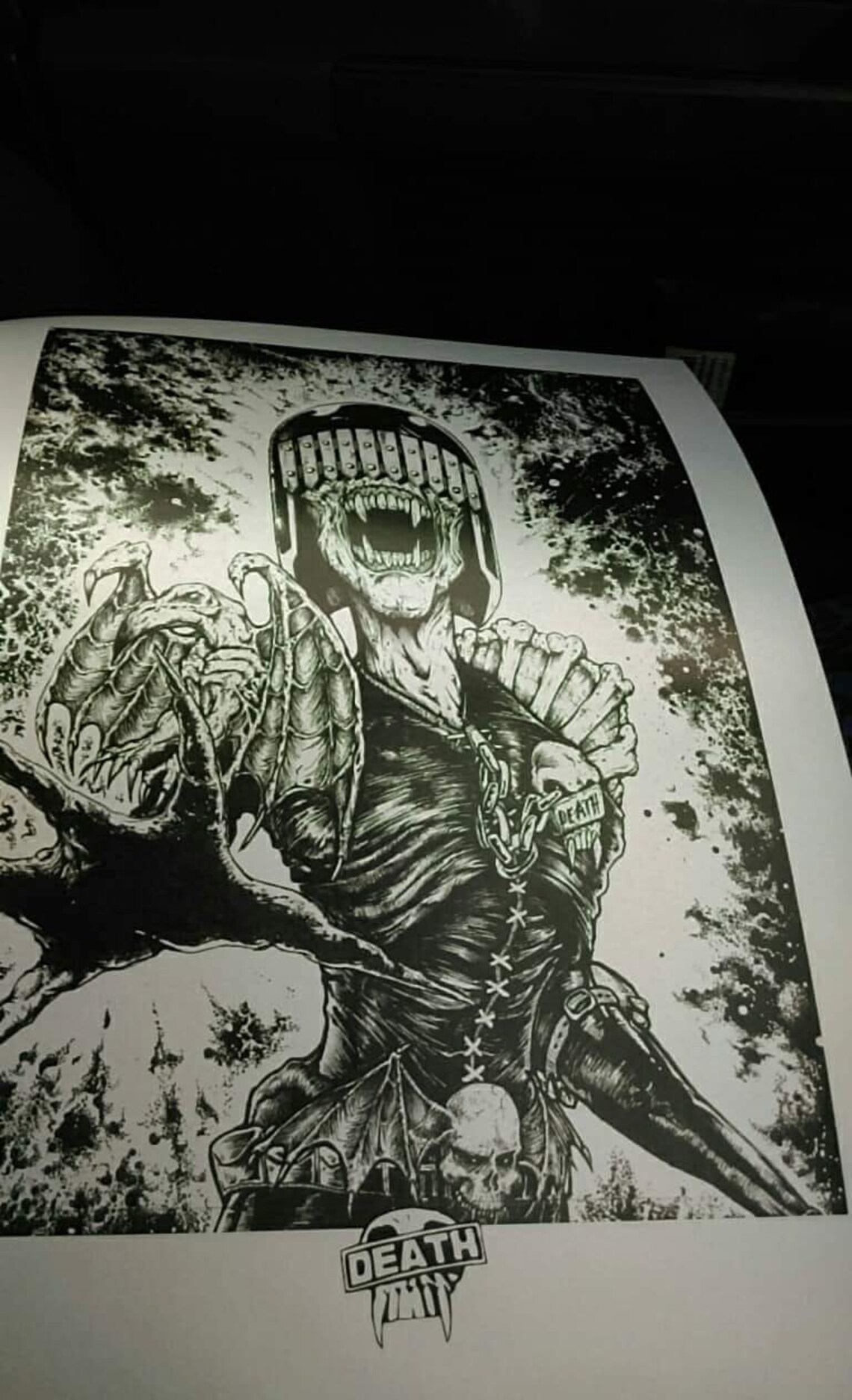 JUDGE DEATH print 2000AD-judge | Etsy