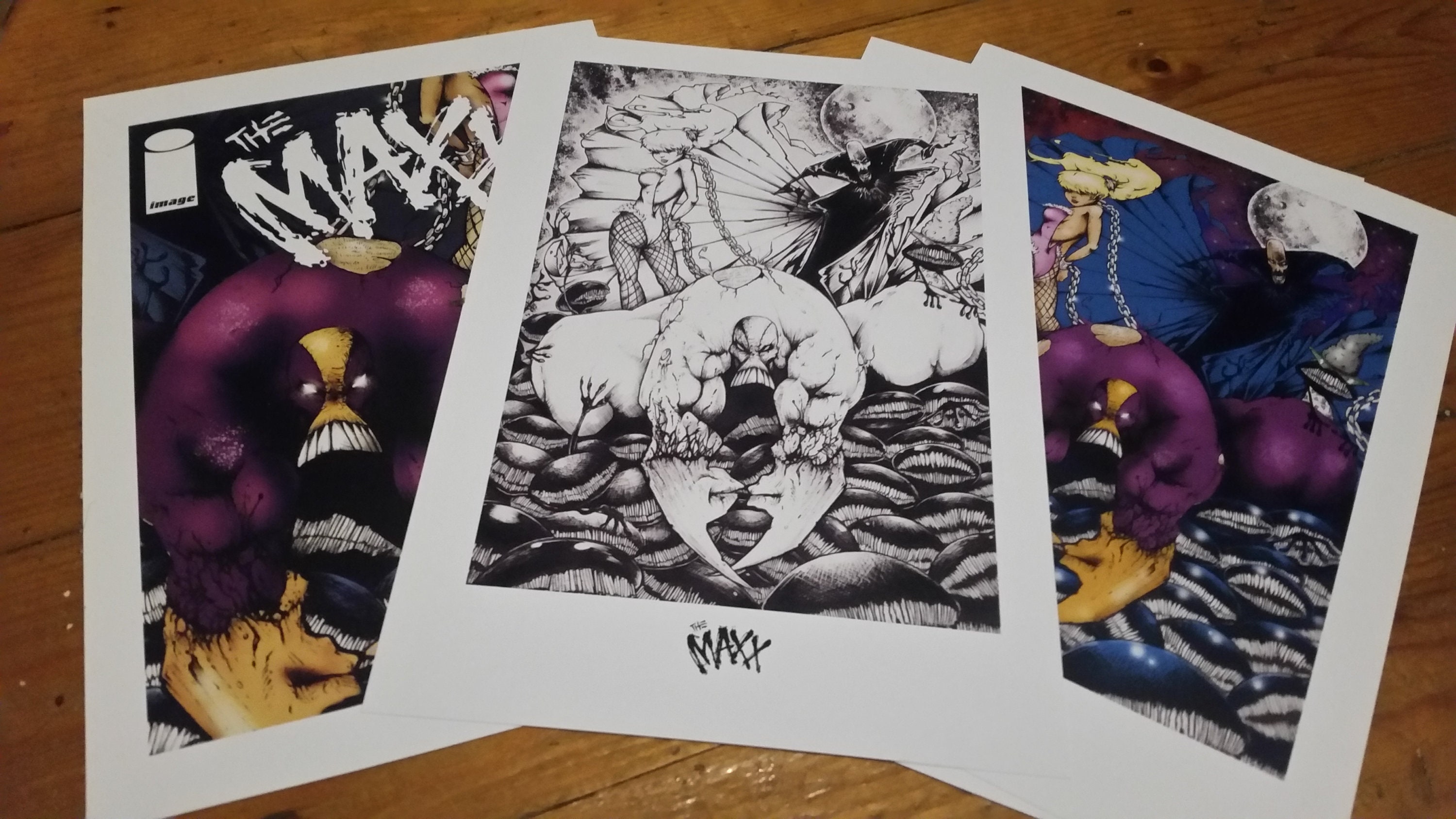 THE MAXX sam Keith Tribute Piece Comic Art Original Art - Etsy Ireland