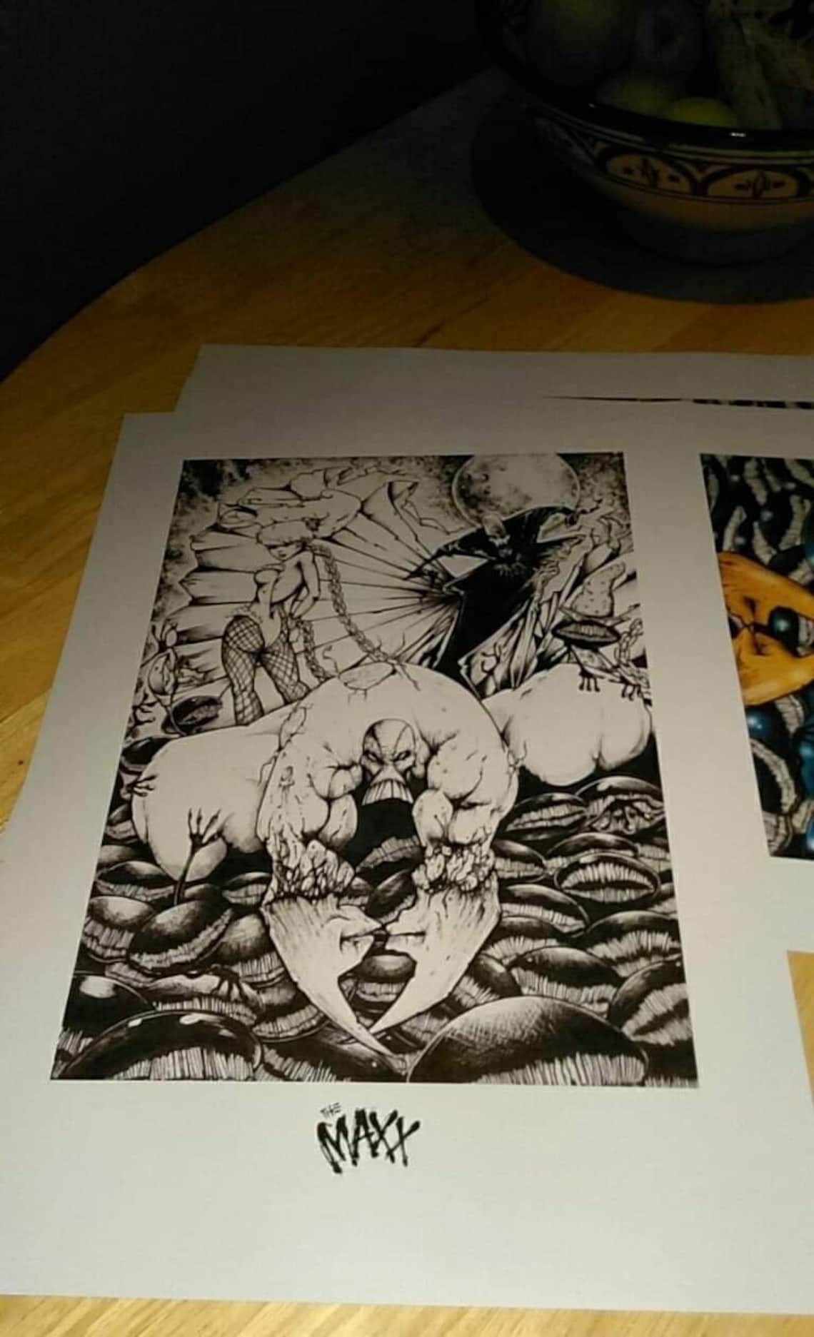 THE MAXX sam Keith Tribute Piece Comic Art Original Art - Etsy Ireland