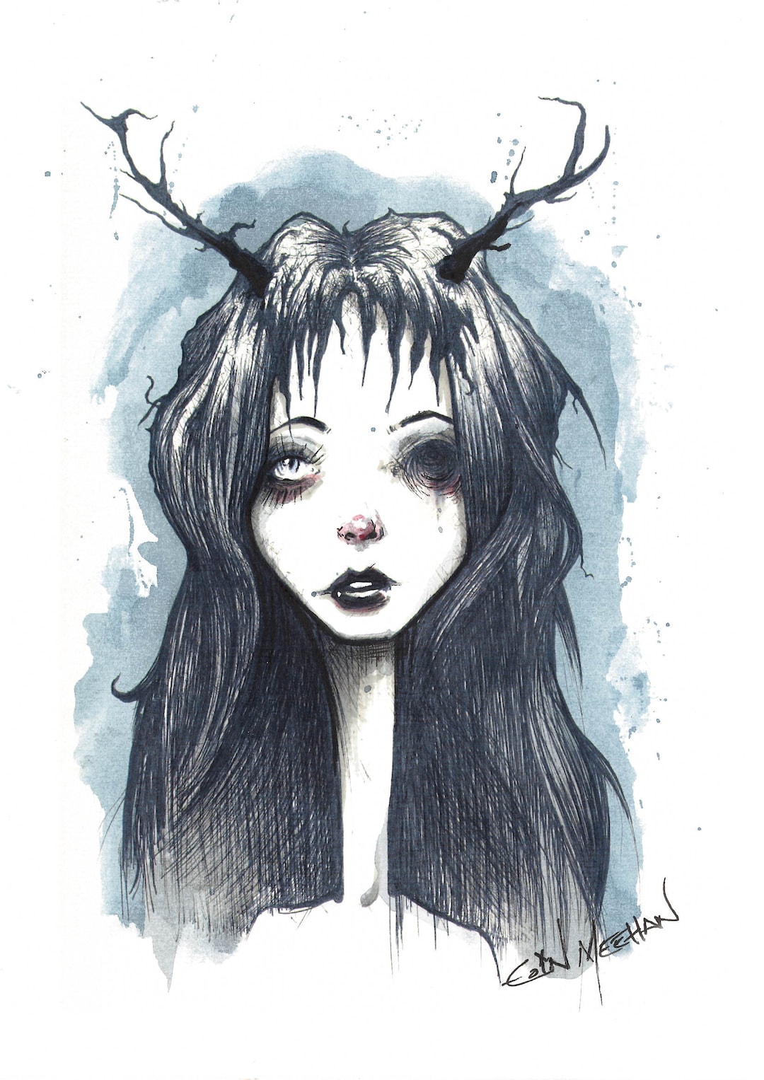 They Call Her One Eye- Fine Art - Horror - Macabre -occult -witch ...