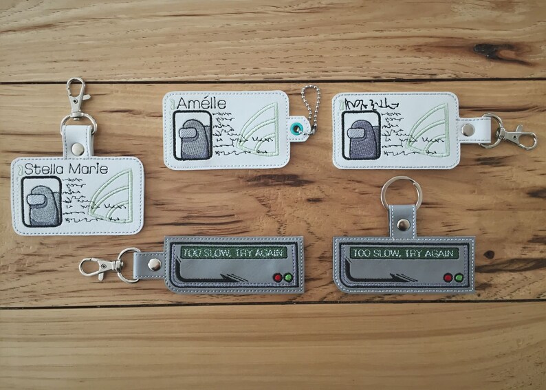 DIY-DIGITAL FILE - 4x4 and 5x5 Hoop - Video Game Swipe Card Snap Tab ...