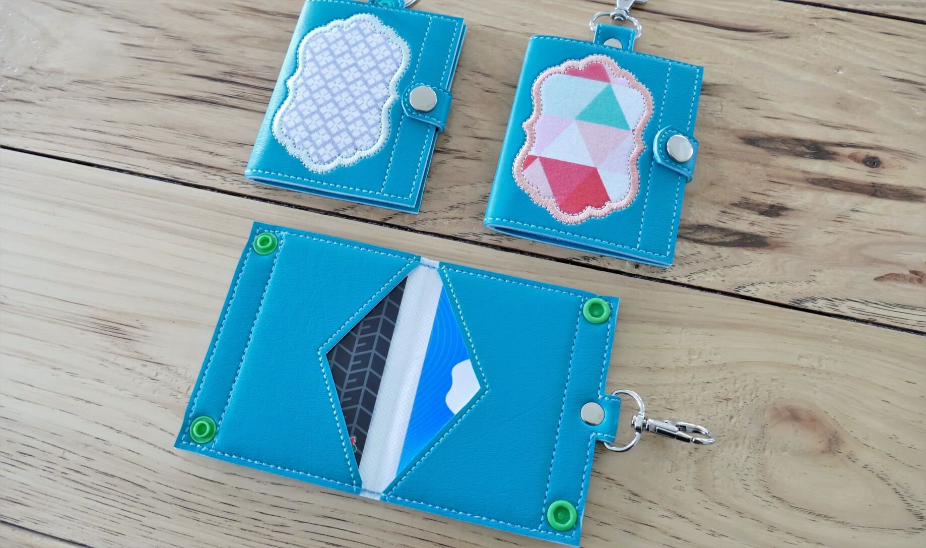 DIY-DIGITAL FILE - Wallet With Frame Style Applique - Gift Card Holder ...