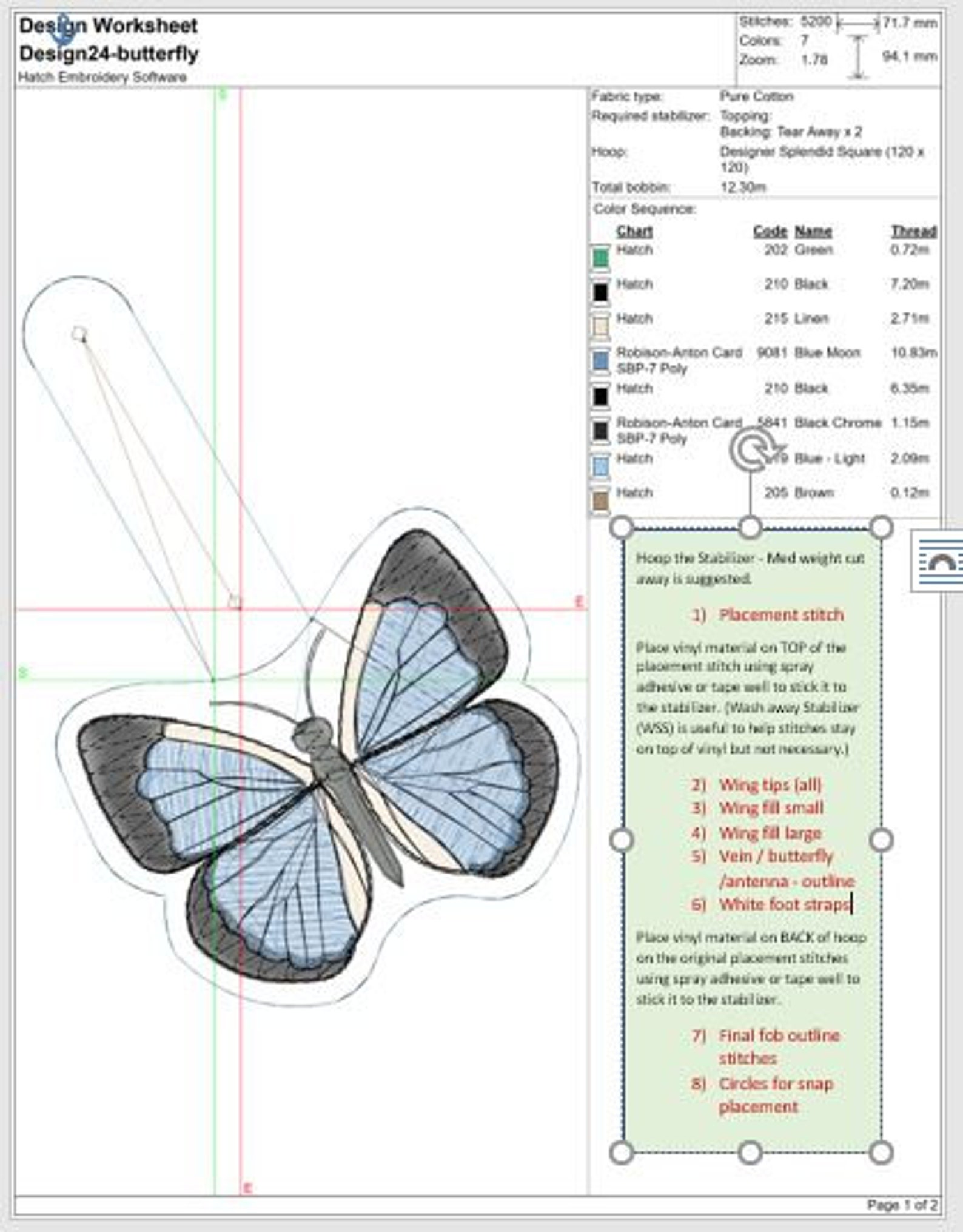 DIY-DIGITAL FILE Butterfly Set Memo Pad Cover & Snap Tab / - Etsy