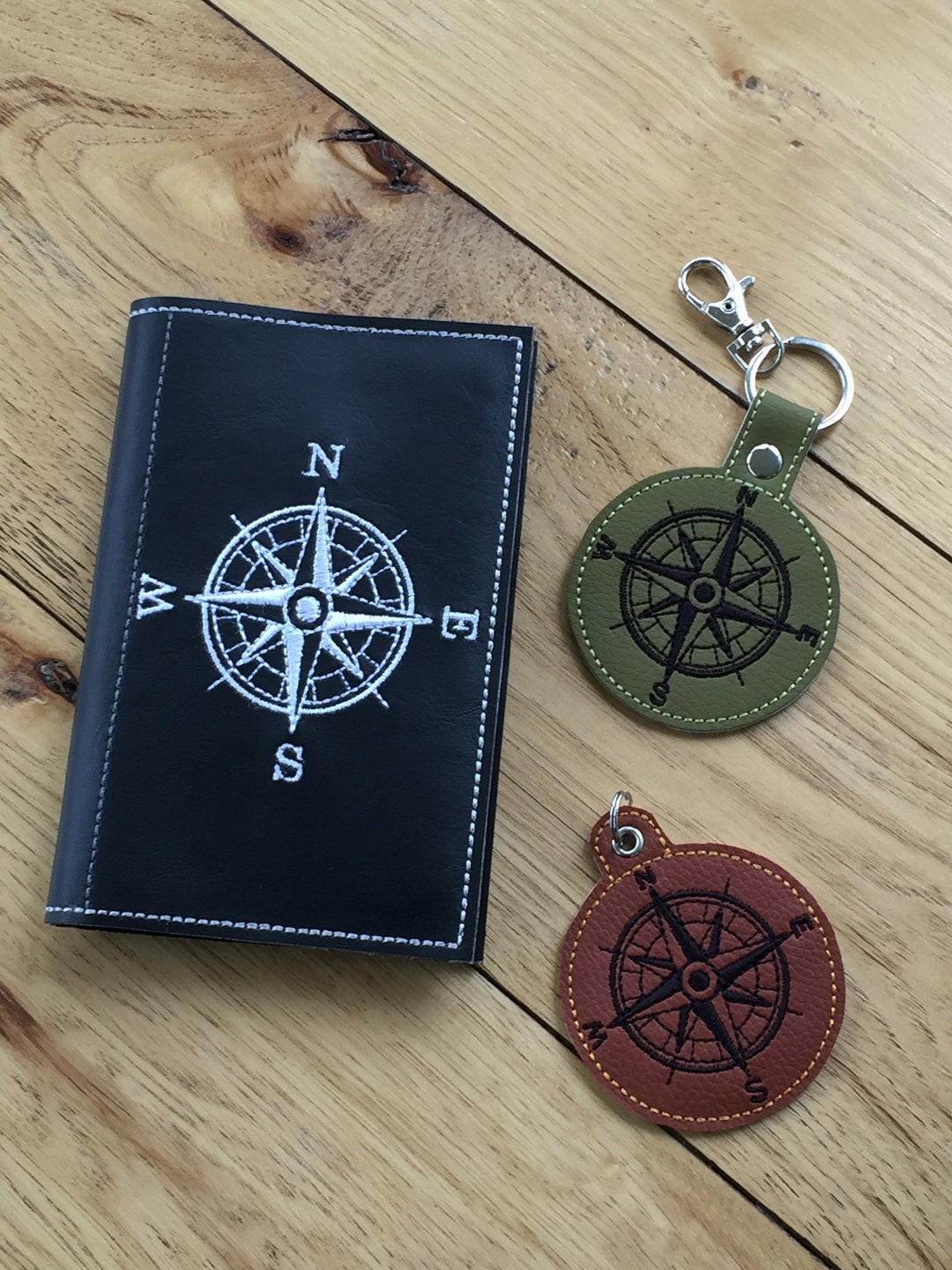 DIY-DIGITAL File - Compass Symbol - Memo Notepad Cover & Snap Tab / Key ...