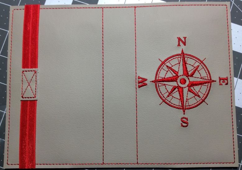DIY-DIGITAL File - Compass Symbol - Memo Notepad Cover & Snap Tab / Key ...