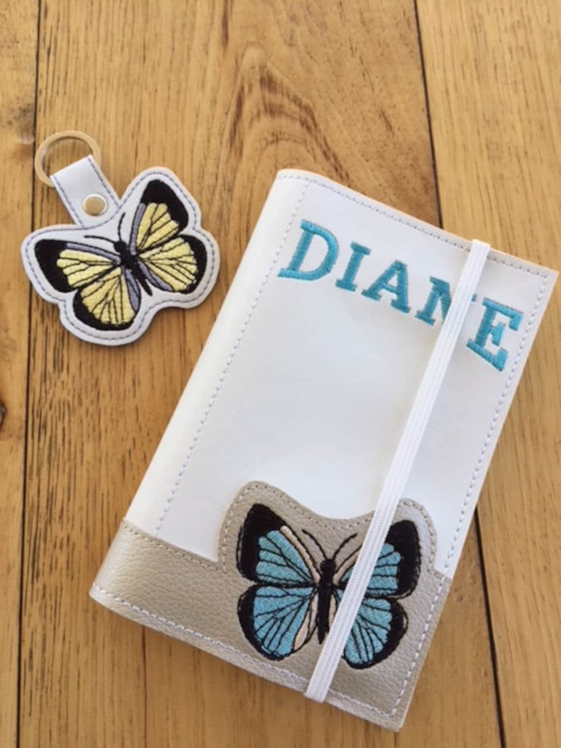 DIY-DIGITAL FILE - Butterfly Set - Memo Pad Cover & Snap Tab / Key Fob ...