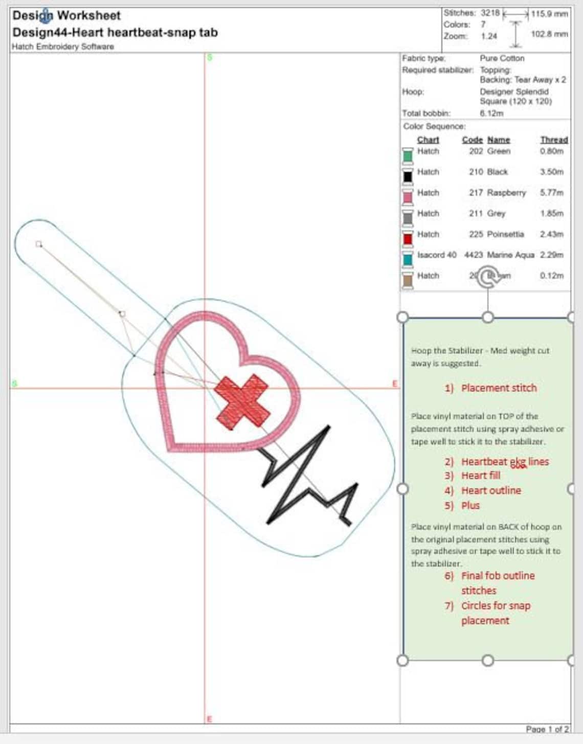 DIY-DIGITAL File Heartbeat Heart Nurse Snap Tab / Key Fob - Etsy