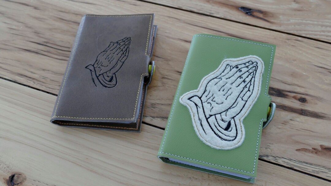 DIY-DIGITAL FILE - Praying Hands Flip Style Notepad Cover With Snap ...