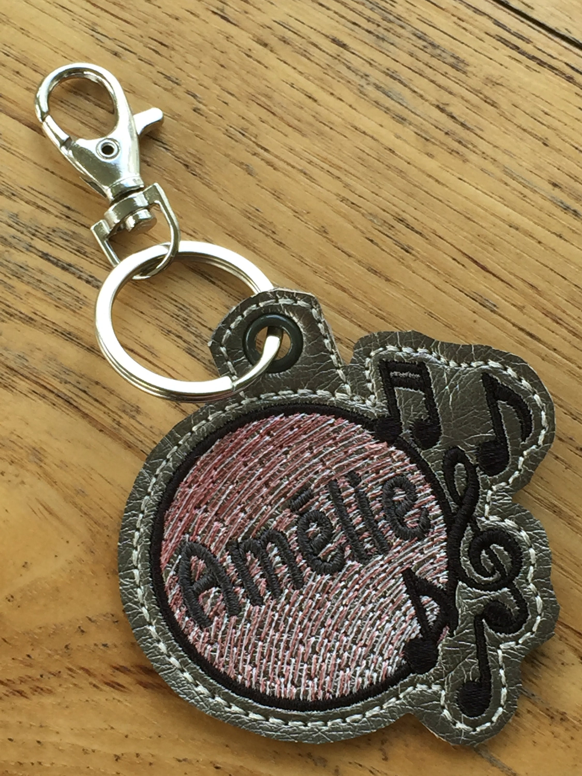 DIY-DIGITAL File - Music Notes With Circle Snap Tab / Key Fob / Bag Tag ...