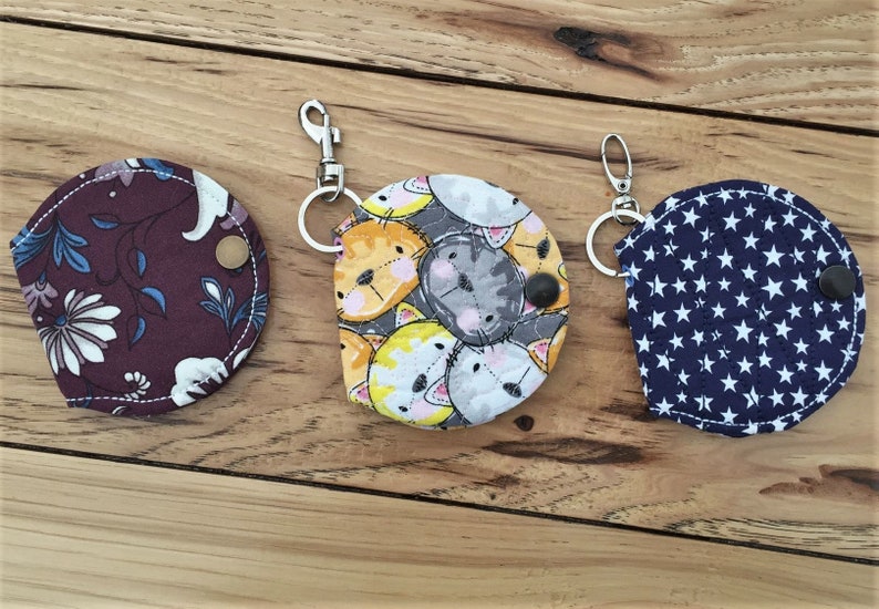 DIY-DIGITAL FILE - 5x7 Hoop-money Coin Holder Pouch Key Ring Snap Front ...