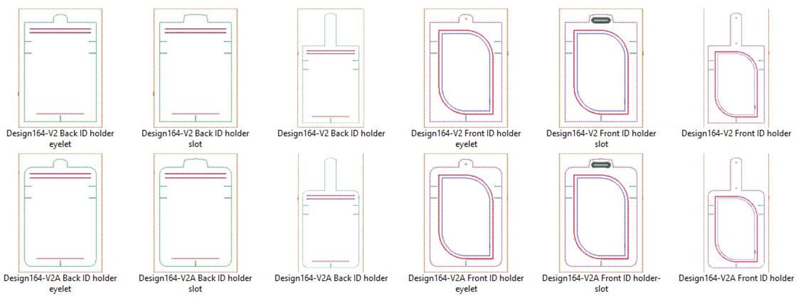 DIY-DIGITAL FILE I D Badge Holder Luggage Tag Card Holder - Etsy