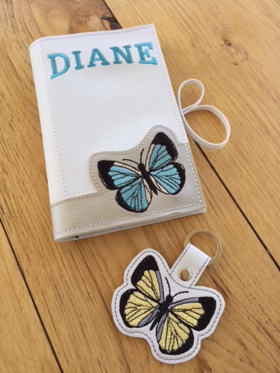 DIY-DIGITAL FILE - Butterfly Set - Memo Pad Cover & Snap Tab / Key Fob ...