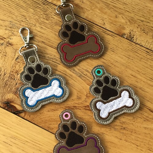 Pencil Blank Snap Tab Design in the Hoop Embroidery Embroider - Etsy