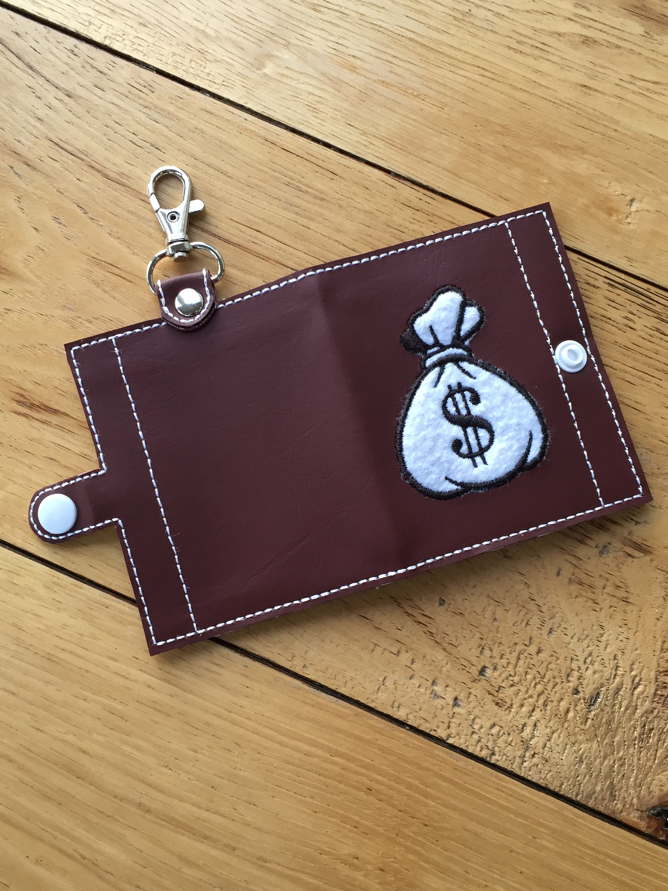 DIY-DIGITAL File -money Bag (outline/applique) - Gift Card Holder ...