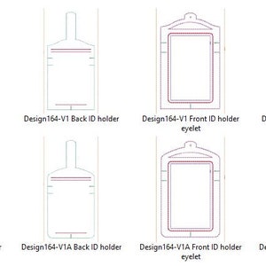 DIY-DIGITAL FILE - I D Badge Holder, Luggage Tag, Card Holder - 5x7 ...
