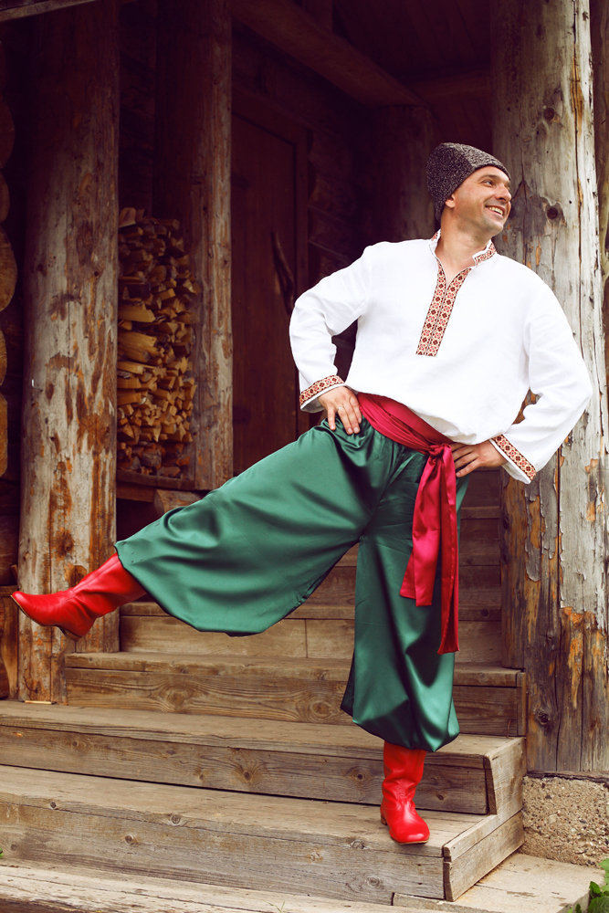 Ukrainian costume traditional men Slavic clothing Ukraine | Etsy