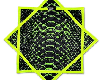 Flowstar UV Reaction Beginners Flow Star Spinning Cloth Sided Print ...