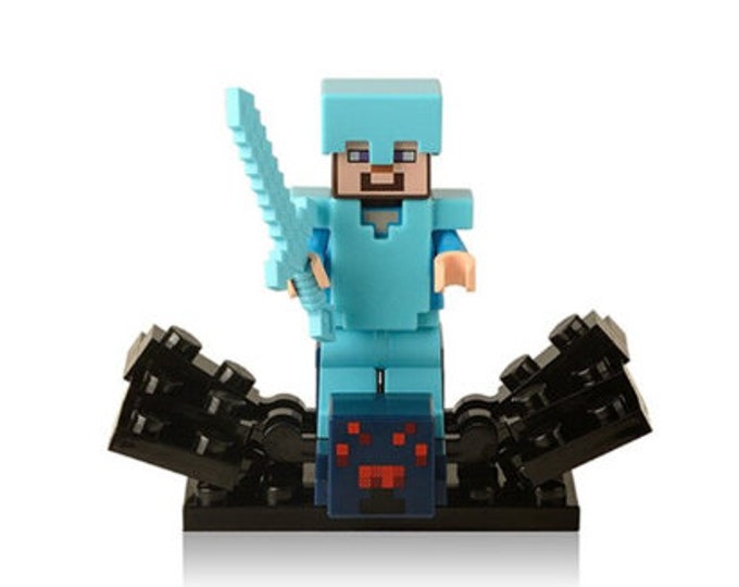 Minecraft Minifigure Spider Minifigure - Etsy