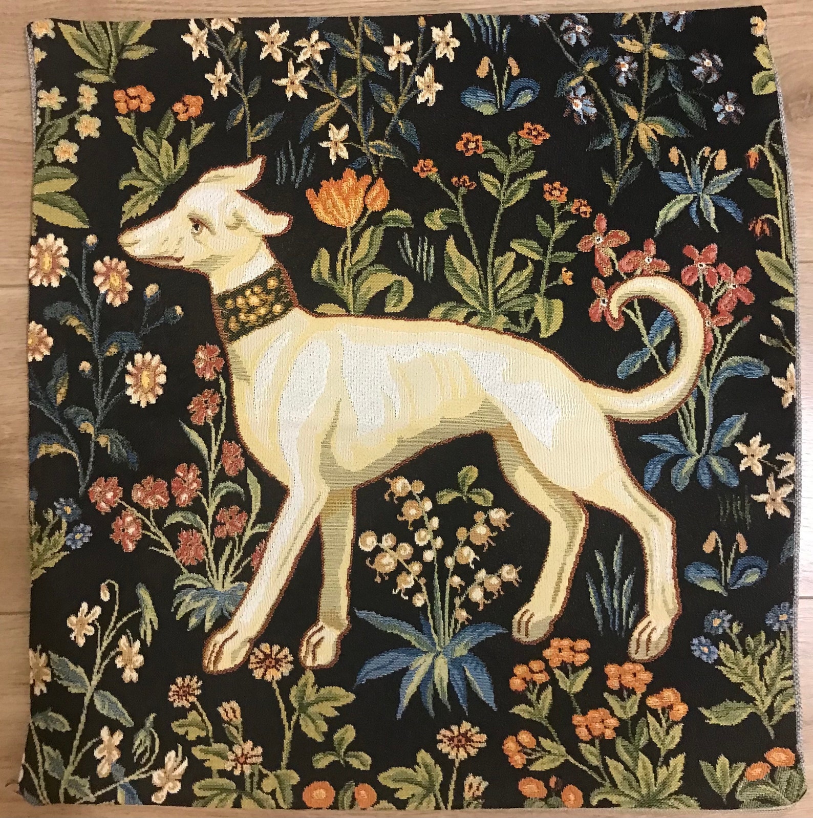 William Morris Dog Classical Tapestry Pillow Case Sham Cover Cushion ...